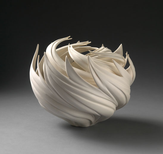 Jennifer McCurdy - Wheel Thrown Porcelain- Museum Permanent COllections